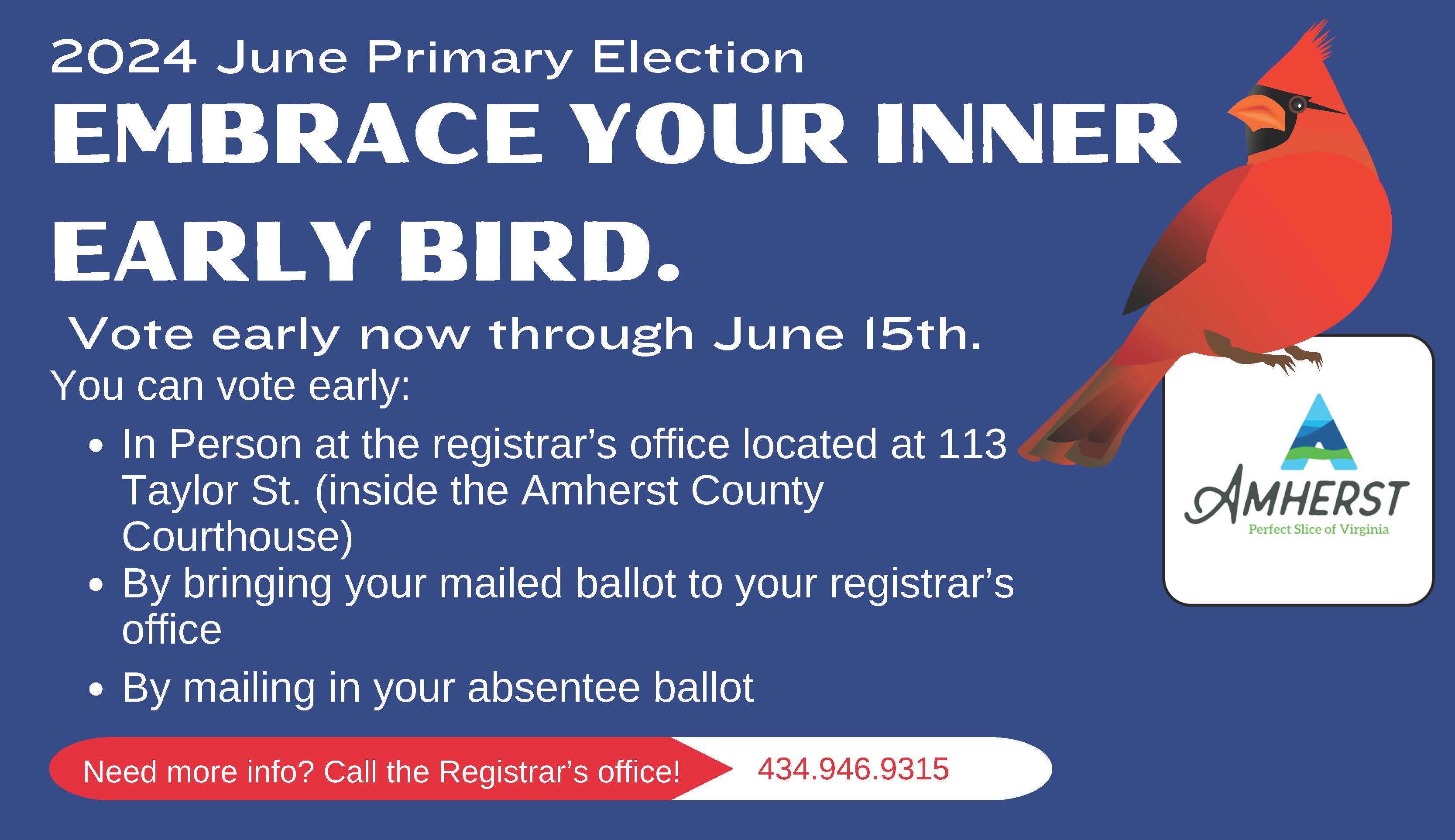 Voter Registration / Amherst County, Virginia